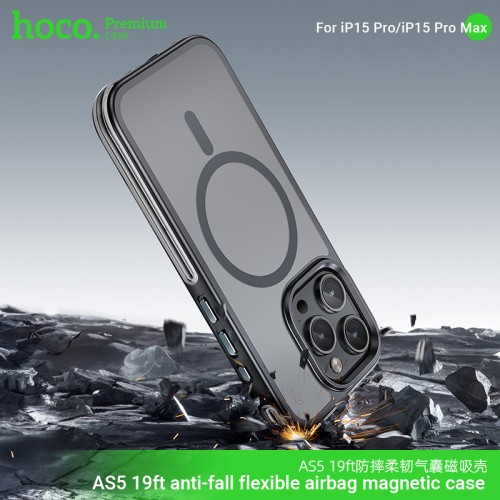 Case-iP15-Pro/iP15-Pro-MAX-AS5-19ft-Anti-Fall-Flexible-Airbag-Magnatic