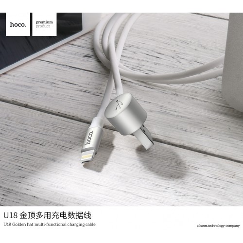 u18-golden-hat-multi-functional-charging-cable-hoko-malaysia